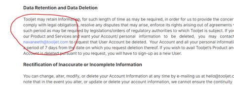 Email Click At Privacy Page Is Not Clickable · Issue 4583 · Tooljettooljet · Github