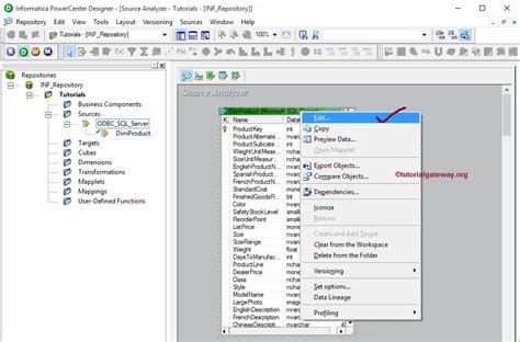 Database Source In Informatica
