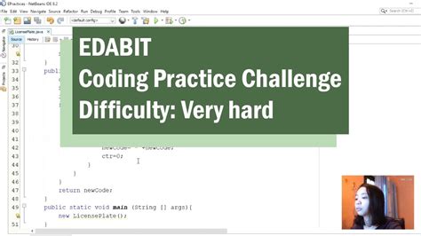 Edabit Java Coding Challenge License Plate Youtube
