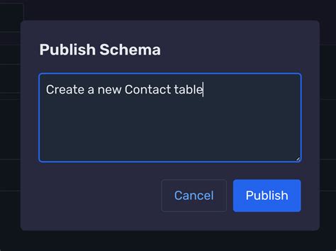 Manage Schema Onyx Cloud Database Documentation