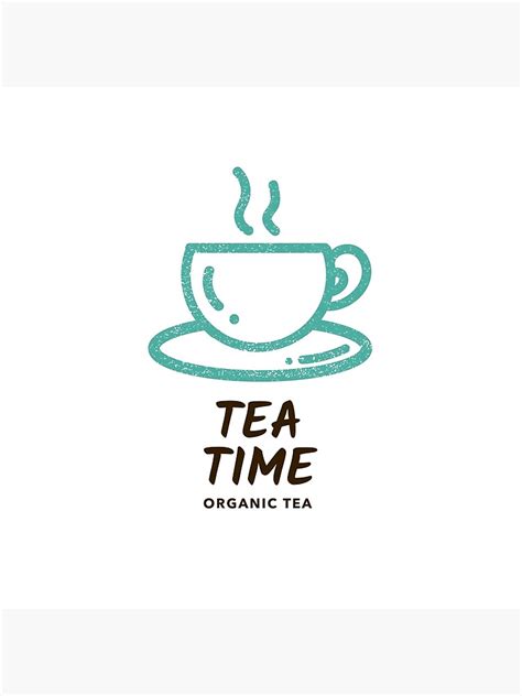 Tea Time Cartoon Tea Silhouette Poster For Sale By Koopatrooper
