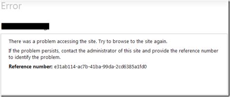 ADFS Login Failure On One SharePoint Site Collection Nearbaseline