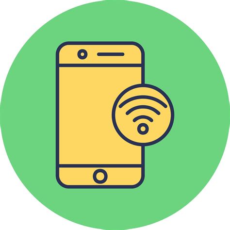 Mobile Wifi Vector Icon 20253312 Vector Art At Vecteezy