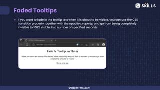 Transition And Tooltips Pdf
