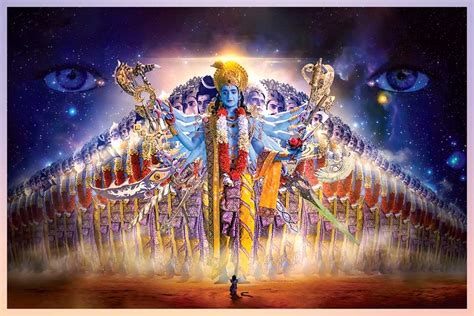 Krishna Reveals His Vishwaroop To Arjun Sri Krishna Arjun
