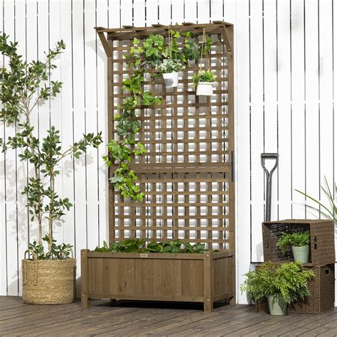 Costco Planter Box With Trellis At Julia Belcher Blog