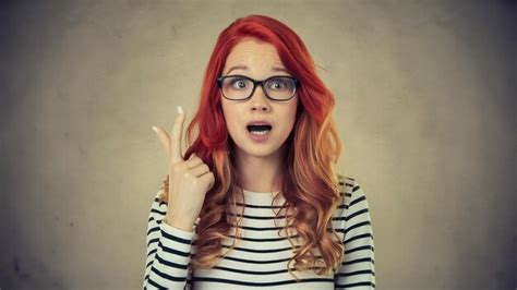 Premium Photo Astonished Impressed Cute Redhead Silly Woman With Long