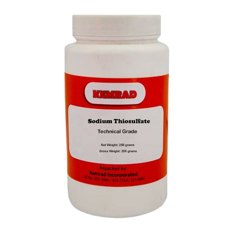 Sodium Thiosulfate Sodium Hyposulfite Net Weight 250 Grams Shopee