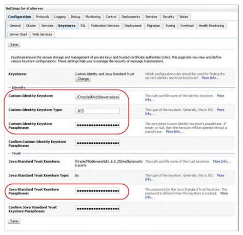 Reconfigure The Weblogic Server To Use A Different Security Certificate