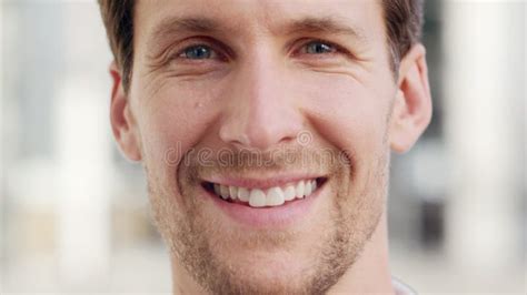 Portrait Happiness And A Smile Closeup Of A Man With A Friendly Face