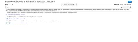 Solved Homework Module 6 Homework Textbook Chapter 7 Save