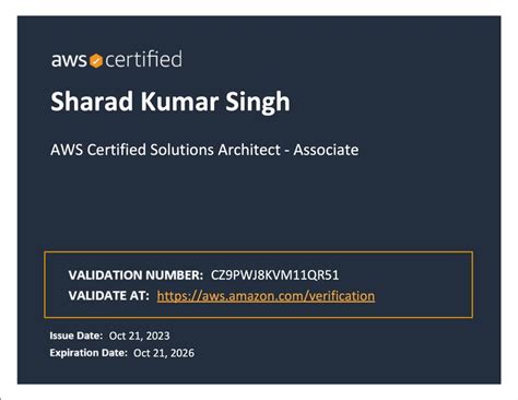 sharad kumar singh on linkedin aws cloudcomputing solutionsarchitect certification
