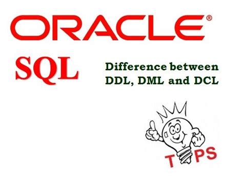 Difference Between DDL DML And DCL Commands Sql Commands Command Dcl