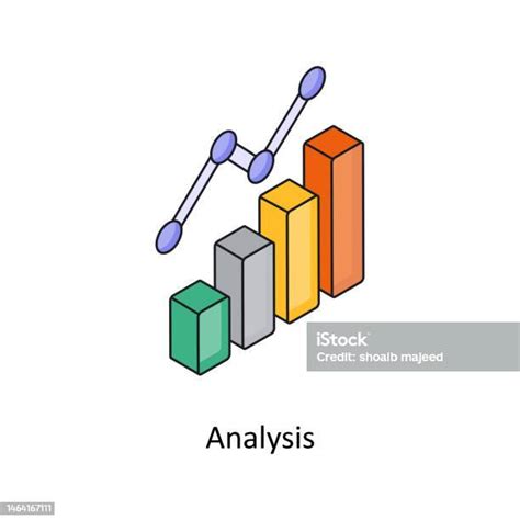 분석 벡터 아이소메트릭 채워진 개요 디지털 또는 인쇄 프로젝트를 위한 아이콘입니다 개념에 대한 스톡 벡터 아트 및 기타 이미지 개념 거래자 금융 Istock