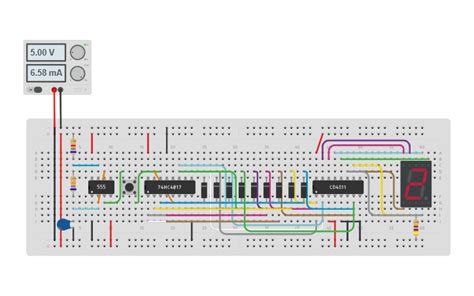 Circuit Design 555 4017 4511 Digital Dice Circuit Tinkercad