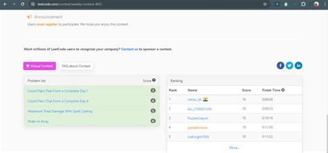 Payal Kumari On Linkedin Coding Leetcode Weeklycontest Dsa