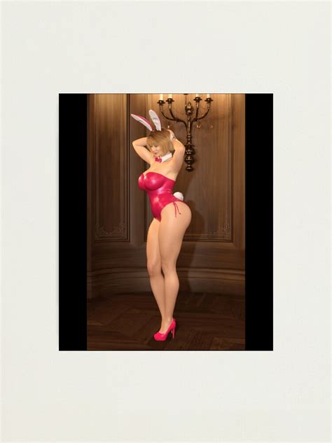 A Milf Bunnygirl 3d Art Classic Photographic Print For Sale By
