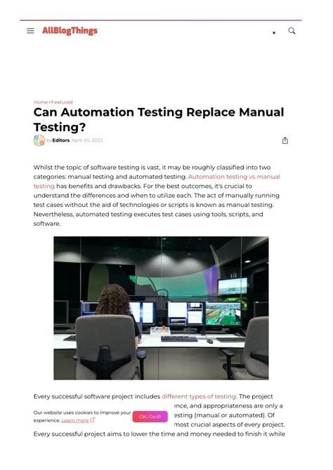 Ppt Can Automation Testing Replace Manual Testing Powerpoint