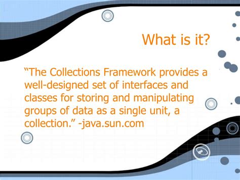 Ppt Java Collections Framework Powerpoint Presentation Free Download Id9386937