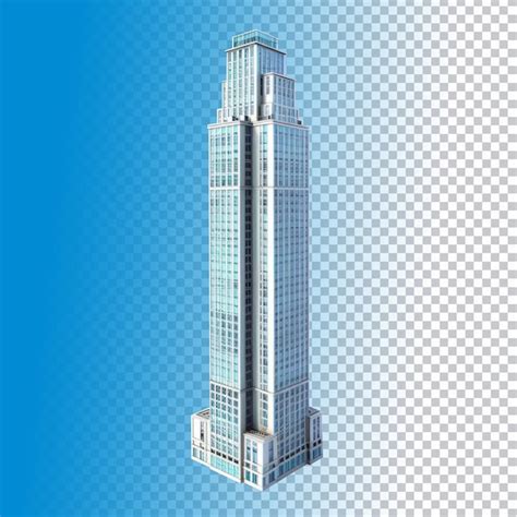 Premium Psd 3d Building Png