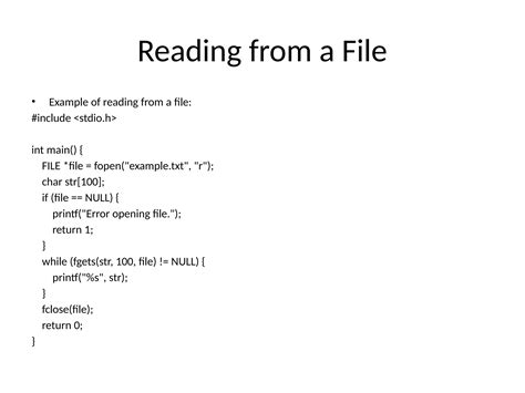 Filehandlingincprogramming For First Year Engineering Ppt