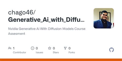 Github Chago46generativeaiwithdiffusionmodels Nvidia Generative Ai With Diffusion Models