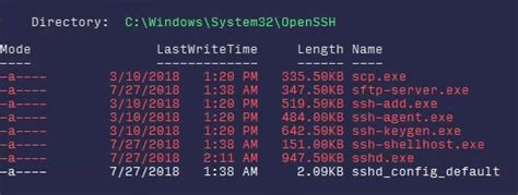 Windows 10 V1803 Where Is OpenSSH Client Super User