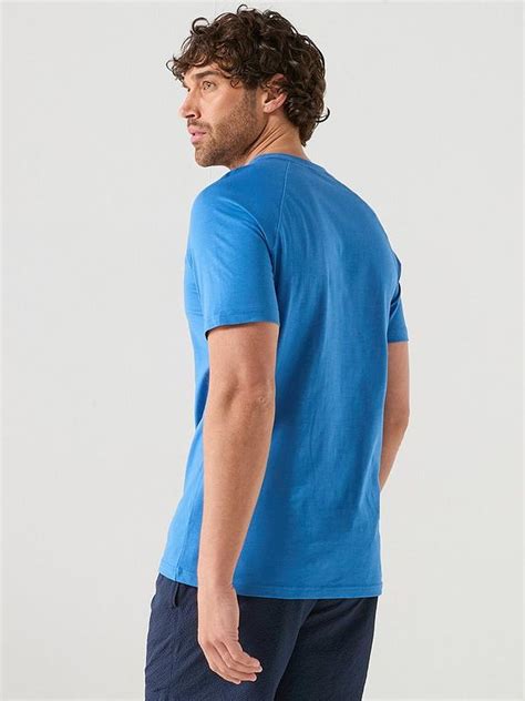 Boss Bodywear Rn Slim Fit Stripe T Shirt Bright Blue Very