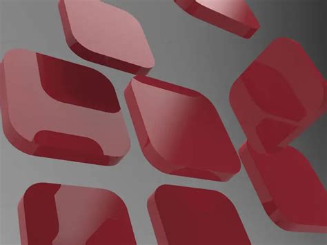 Abstract Glass Cube Render For Wallpaper And Background