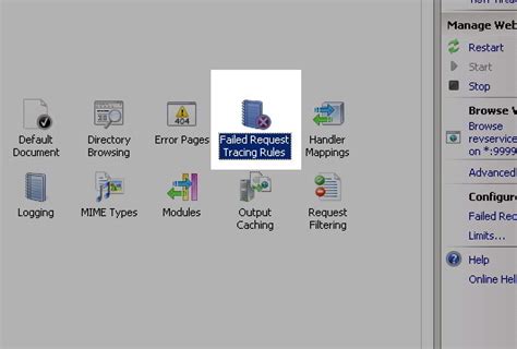 Failed Request Tracing With Iis