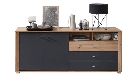 Sideboard Artisan Eiche Graphit 193 Cm Isaak Von Möbelfundgrube Ansehen