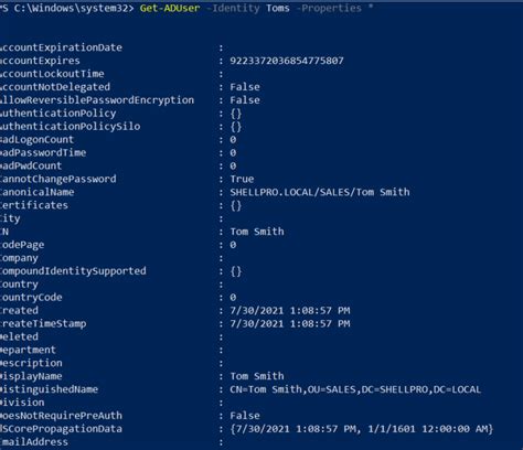 Get AdUser PowerShell を使用して Active Directory ユーザーを取得する Gamingdeputy Japan