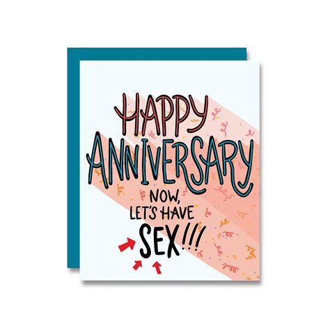Happy Anniversary Now Let S Have Sex Card Etsy