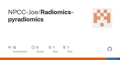 GitHub NPCC Joe Radiomics Pyradiomics