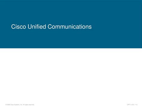 PPT Getting Started With Cisco Unified Communications Manager