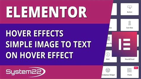 Elementor Hover Effects Simple Image To Text On Hover Effect Text