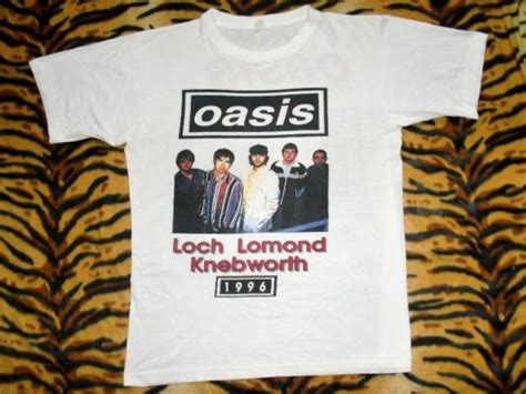 Oasis Loch Lomond Knebworth 1996 Concert Tour T Shirt Defunkd