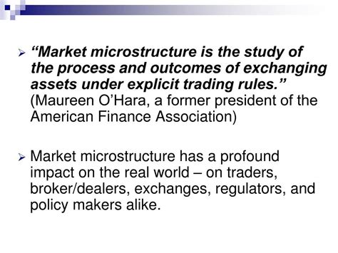 ppt research methodology in market microstructure powerpoint