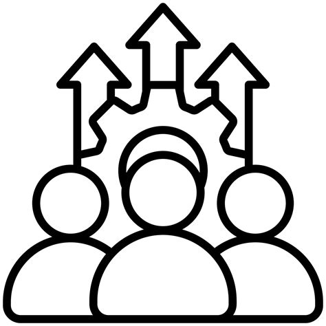 Team Effectiveness Icon Line Vector Illustration 35193716 Vector Art At