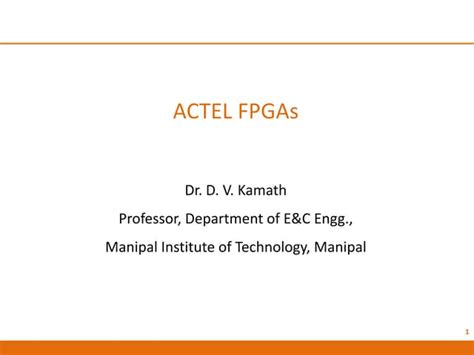 Actel Fpga Pdf