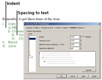 OpenOffice Writer Creating Powerful Lists Using Styles