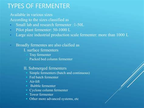 Fermentation Design Types Pptx