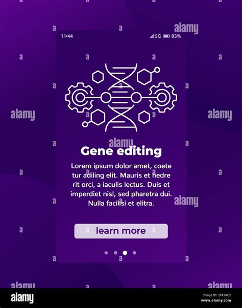 Gene Editing Stock Vector Images Alamy