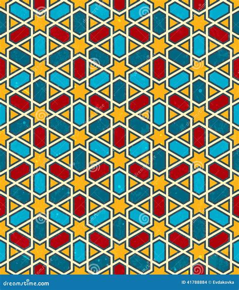 Moroccan Geometric Pattern Vector Seamless Stock Vector Illustration Of Ethnic Architecture