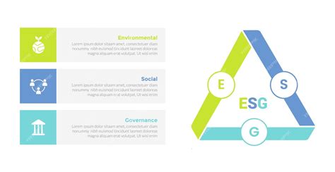 Premium Vector Esg Environmental Social Governance Infographics
