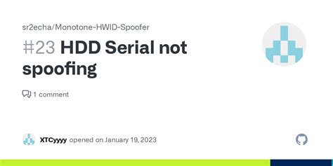 Hdd Serial Not Spoofing · Issue 23 · Sr2echa Monotone Hwid Spoofer