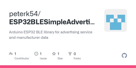 GitHub Peterk ESP BLESimpleAdvertiser Arduino ESP BLE Library For Advertising Service