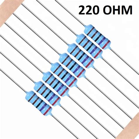 220ohm Resistor Pack Of 10 Skynet Robotics