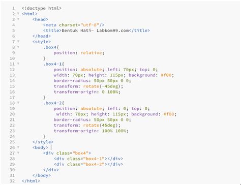 Membuat Bentuk Css3 Dan Berbagai Shape Dengan Html