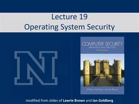PPT Lecture Operating System Security PowerPoint Presentation Free Download ID